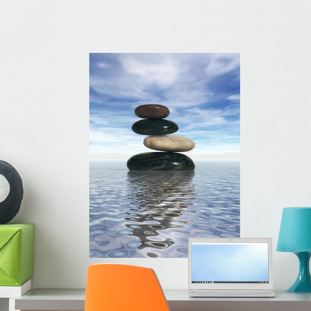 Balanced Rocks Wall Mural Decal Sticker, Wallmonkeys Peel & Stick Vinyl ...