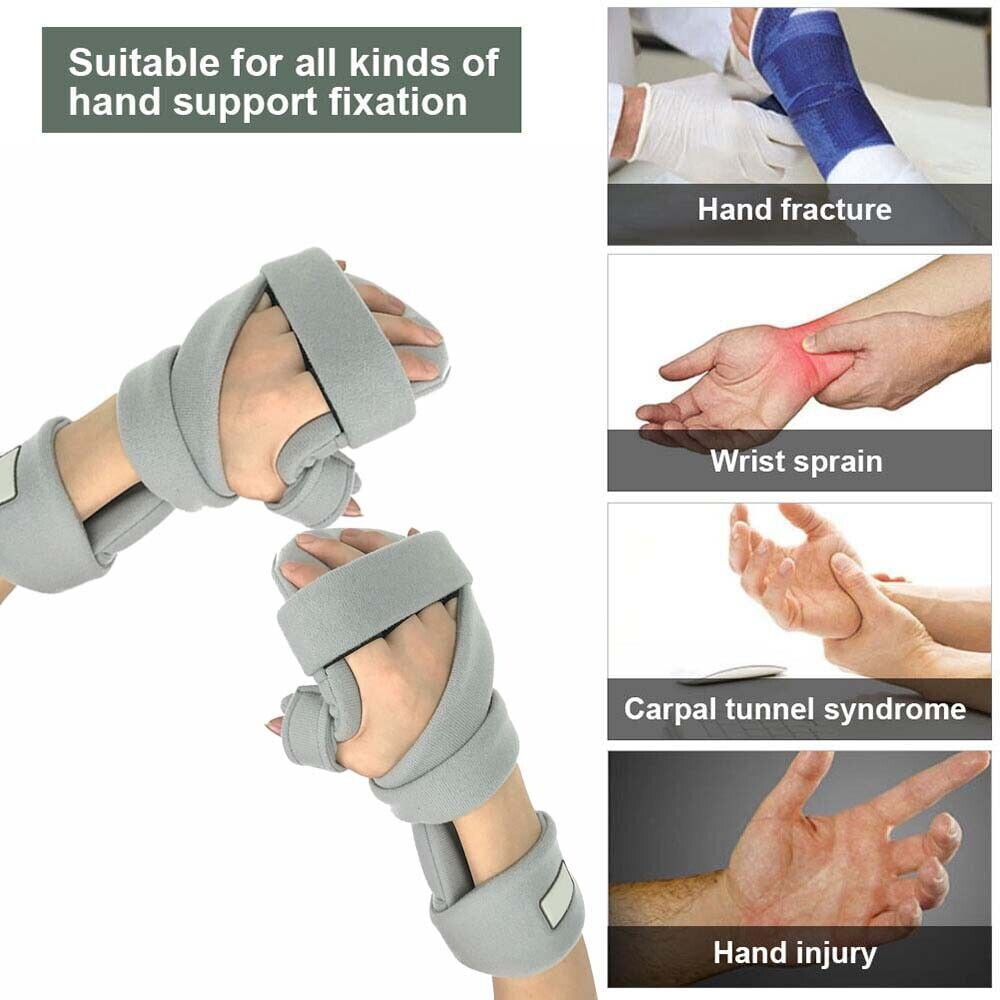 Resting Hand Splint Stroke Hand Splint Adjustable for Sprain Training ...
