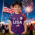Quealent Kids 250 Anniversary USA Shirts 250 Year American Flag Tshirt ...