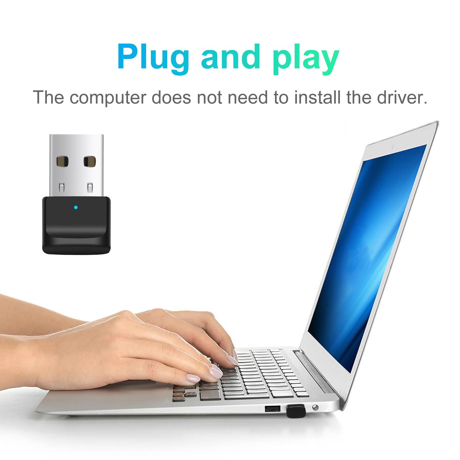 Receptor transmisor adaptador USB Bluetooth 5,0, inalámbrico de largo perfke adaptador bluetooth ...