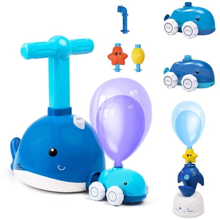 ICHUDAN Balloon Powered Racer Dolphin Balloon Powered Car Pupming Car ...