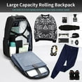 18 inch Rolling Backpack-Adult Business Laptop Backpack with Wheels-18 ...