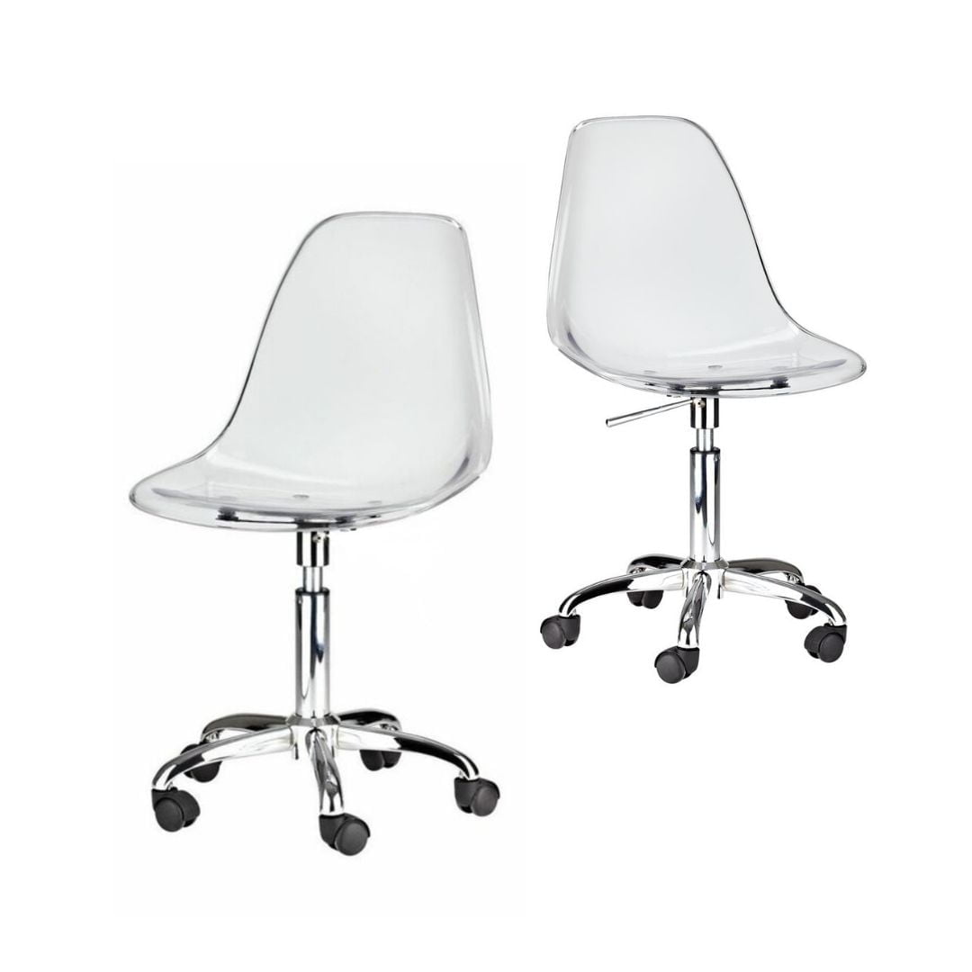 Click here for Heavenly Collection Clear Acrylic Office Chair prices