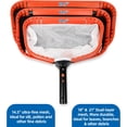 20.5'' Extra-Large Pool Net, Pool Skimmer Net with Double-Layer Netting ...