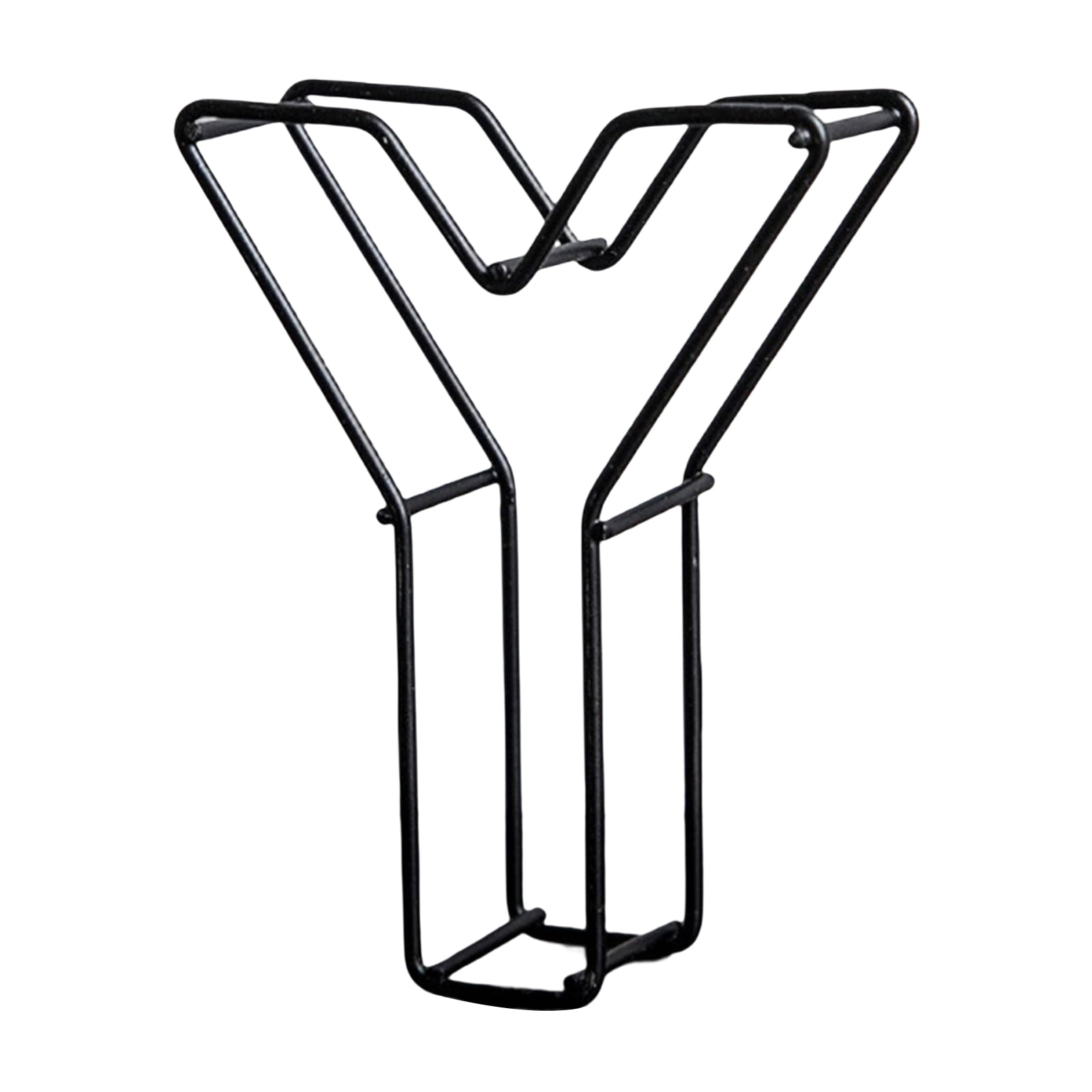 Clear Texture Alphabet Figurine Minimalist Design Wrought Iron Three ...