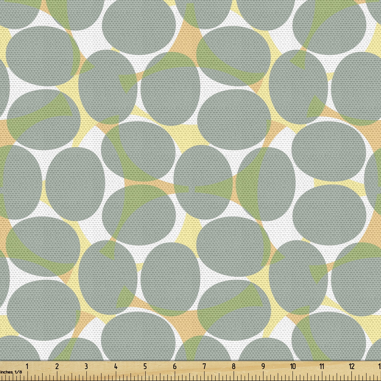 Abstract Sofa Upholstery Fabric by the Yard, Pastel Pattern with ...