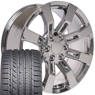 OE Wheels CV76 20 Inch Rims and Tires Fit Tahoe Style 6x139.7 20x9 ...