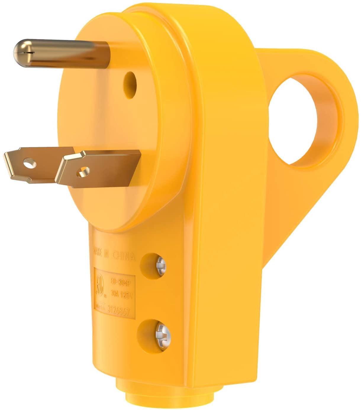 Kohree 30 Amp RV Plug 125V Heavy Duty RV PowerGrip Male Replacement ...