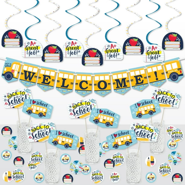 Big Dot of Happiness Back to School - First Day of School Classroom ...