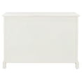 SAFAVIEH Landers Distressed White 2-Door Storage Console with 3 Removable Baskets, Decorative ...
