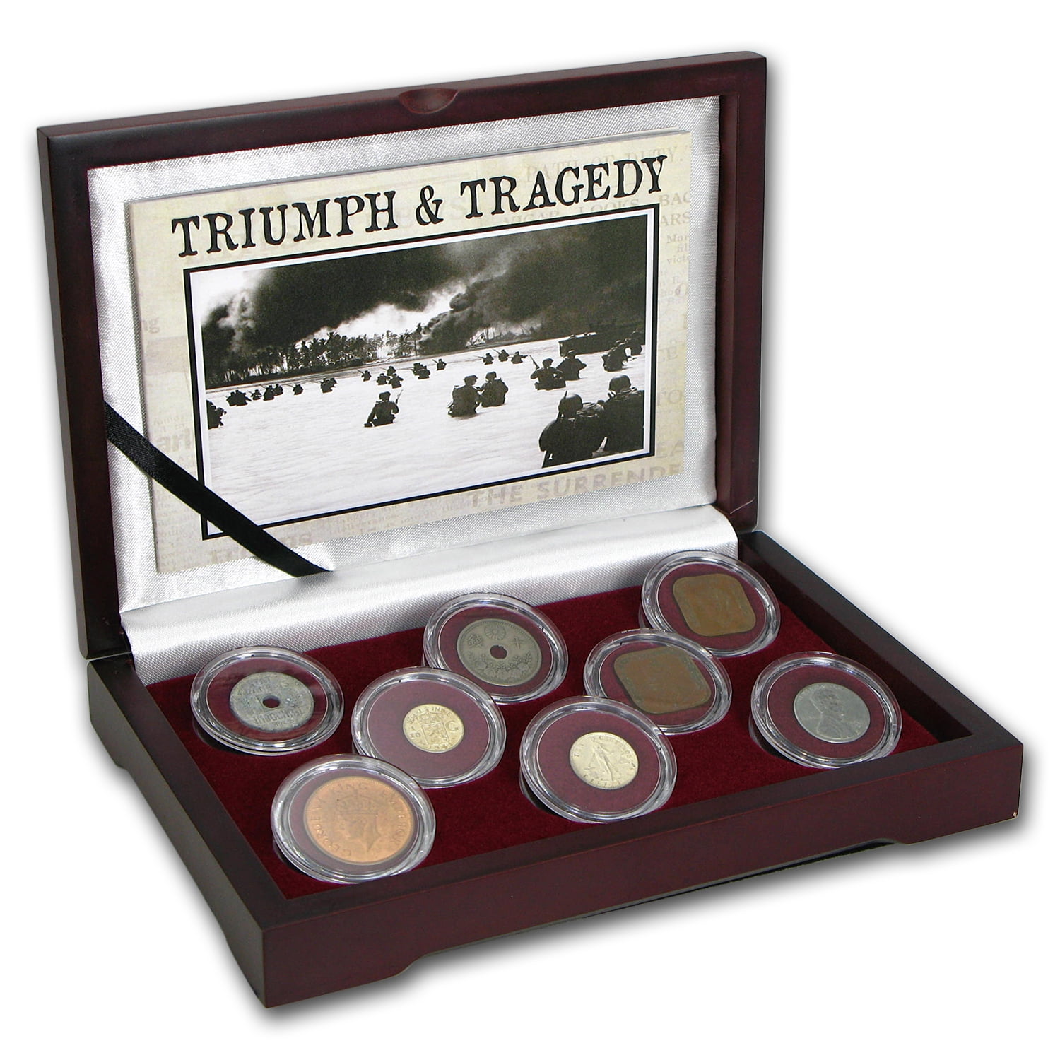 8-Coin Collection Triumph & Tragedy WWII Pacific Theater - Walmart.com