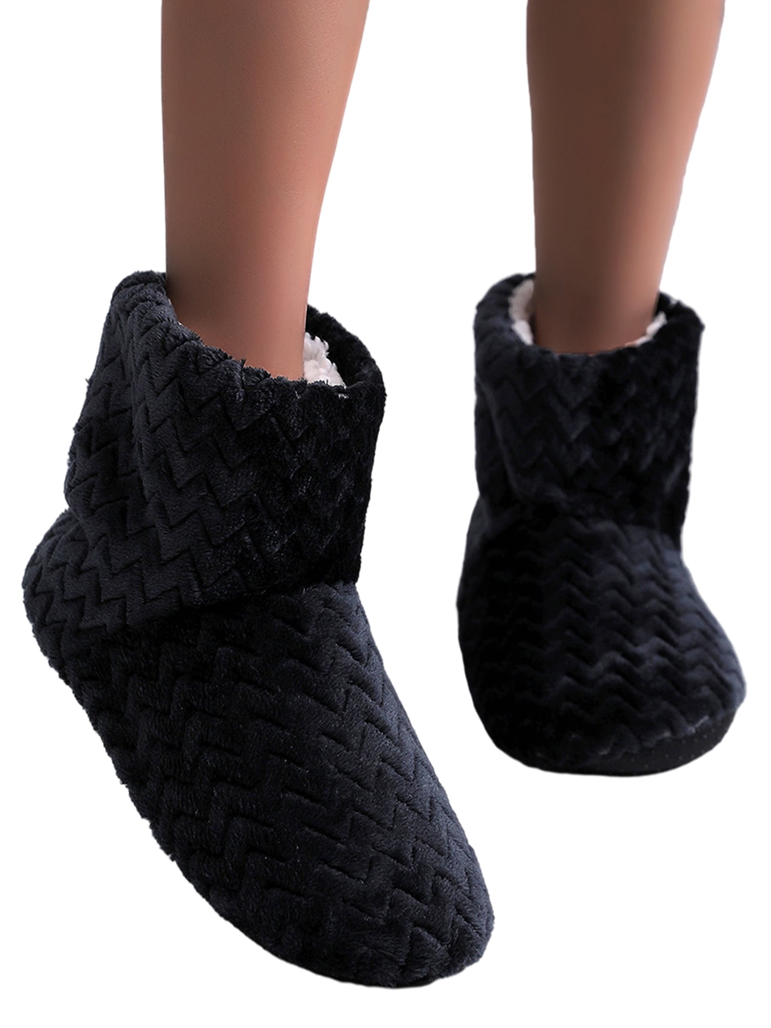 Gomelly Womens House Bootie Slippers Soft Plush Indoor Shoes - Walmart.com