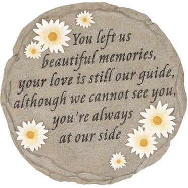 Spoontiques Bronze Angel Stepping Stone - Resin Decorative Stone for ...