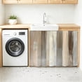 Brown Grey Small Cabinet Curtain 11''x13'', Abstract Neutral Textured ...