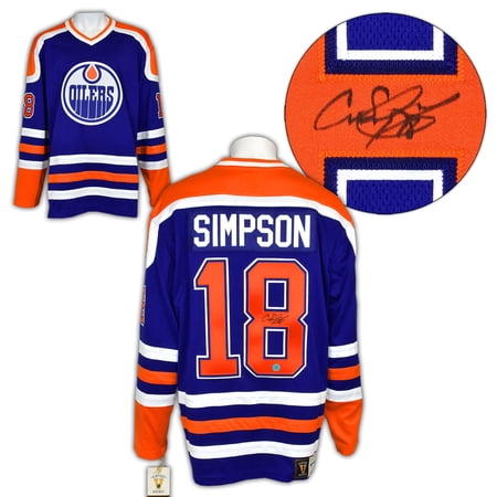 Craig Simpson Edmonton Oilers Signed Retro Fanatics Jersey | Walmart Canada