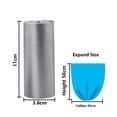 5 Rolls Small Trash Garbage Bags,4 Gallon Strong Thin Material ...
