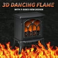 GIVIMO Electric Fireplace Stoves with 3D Realistic Flame Effect 1500W ...