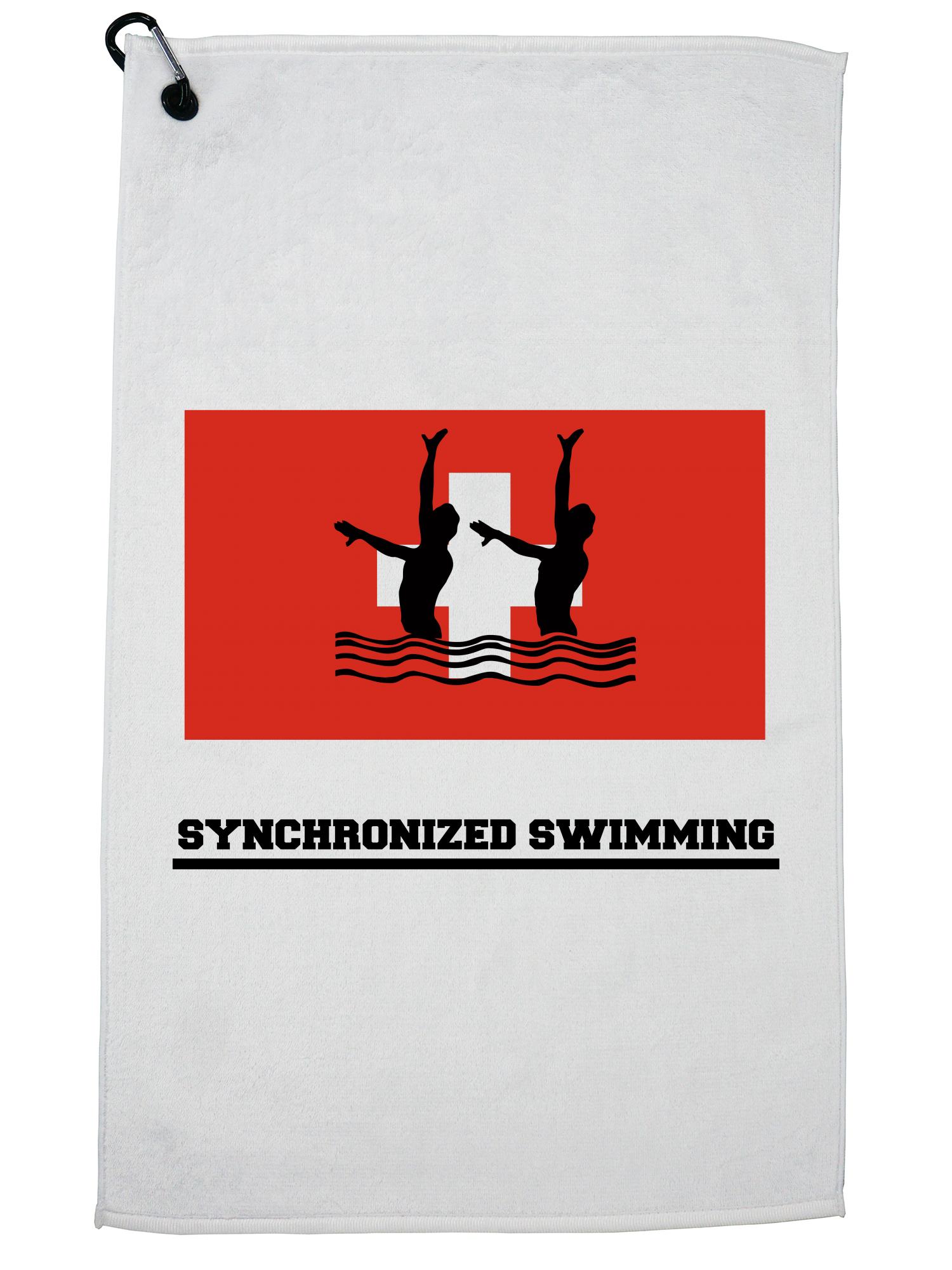 Switzerland - Olympic - Synchronized Swimming - Flag - Silhouette Golf ...