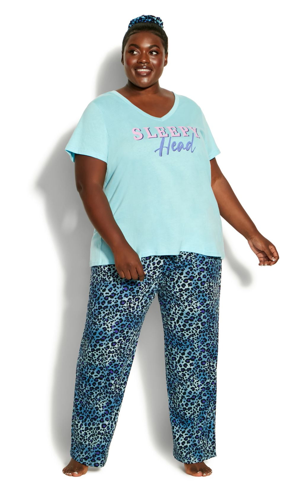 Avenue Women's Plus Size Print 3 Piece Sleep Set - Walmart.com