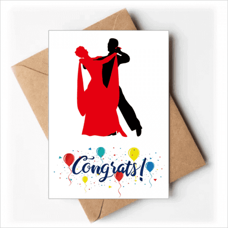 Social Dancing Duet Dance Dancer Wedding Cards Congratulations Greeting ...