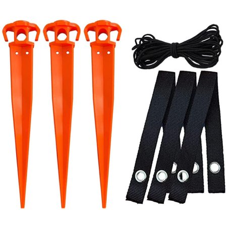 YDHely Tree Staking Kit Garden Stakes Ground Anchor Tree Straps Tree ...