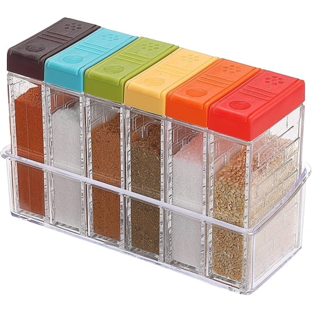 Spice Shaker Jars, Seasoning Shaker Box Condiment Set , Seasoning ...
