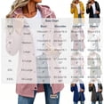 cocolona Womens Long Button Zipper Raincoat Long Sleeve Hooded Solid ...