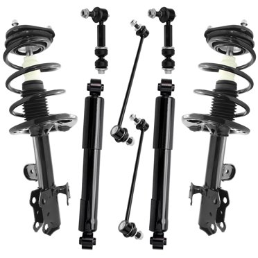 Detroit Axle - AWD Front Struts & Coil Spring + Rear Shock Absorbers ...