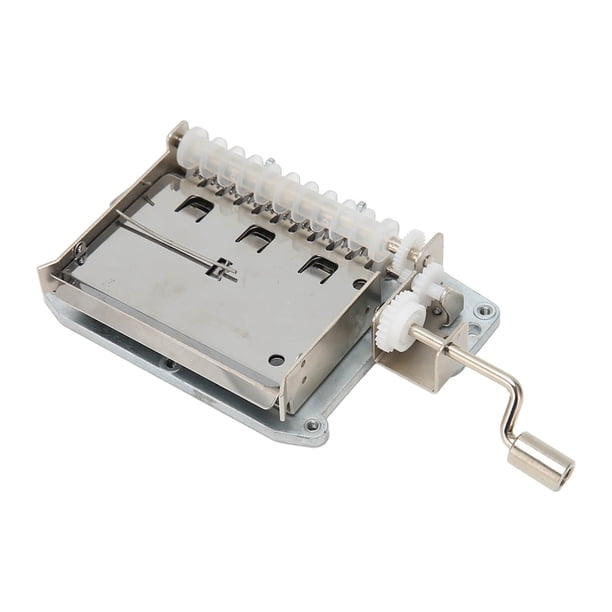 Music Box Movement, 30 Note Musical Box DIY Kit Hand Crank with Puncher ...
