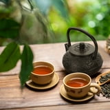 Mini Tea Kettle Cast Iron Teapot Decorative Teapot Teaware Home Office ...