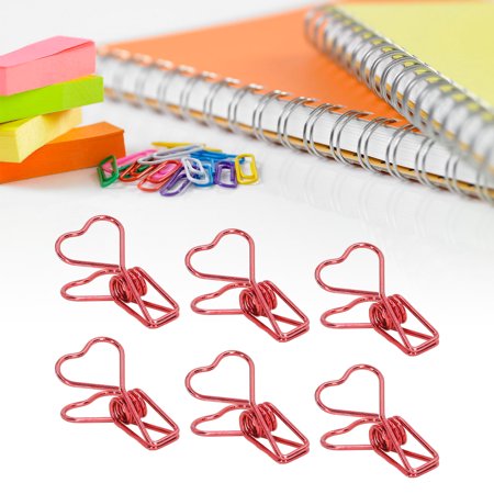 Binder Clips, Unique Hollow Design Metal Paper Clamps For Account For ...