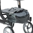 Drive Medical Nitro Aluminum Rollator Hemi Height Walker with 10 In ...