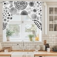 Abstract Ink Dots Kitchen Curtains Swag Valance for Windows/Bathroom ...