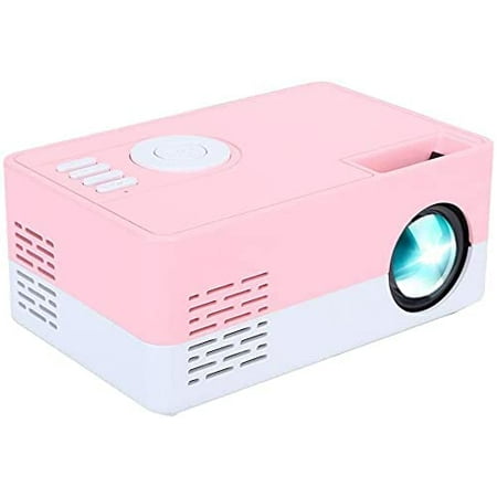 Mini Portable Projector, LED Home Theater Video Media Player Projector ...
