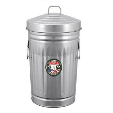 Behrens Galvanized Steel Trash Can, 31-Gallon - Walmart.com