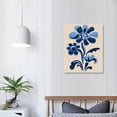 COMIO Matisse Flower Wall Art Prints Blue Abstract Wall Decor Aesthetic ...