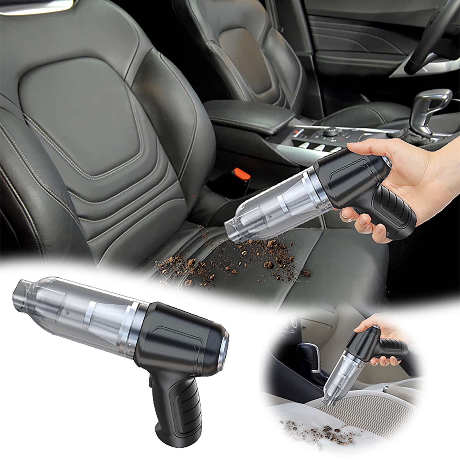 Handheld Mini Vacuum Cleaner Powerful Wireless Blowing For Pet Hair ...