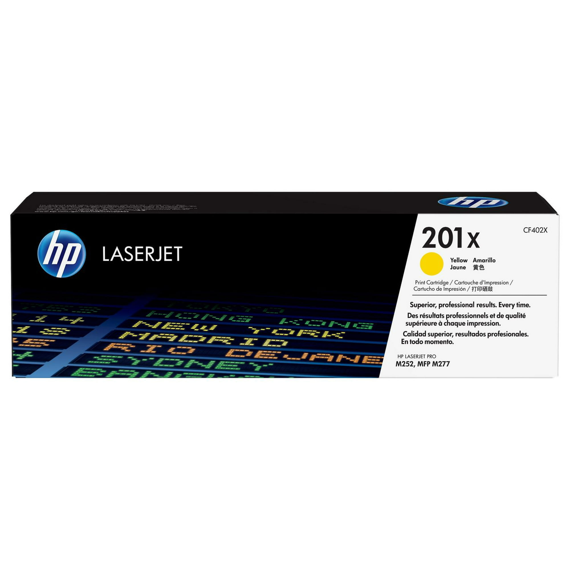 Click here for Hp 201x (Cf402x) Yellow High Yield Original Laserj... prices
