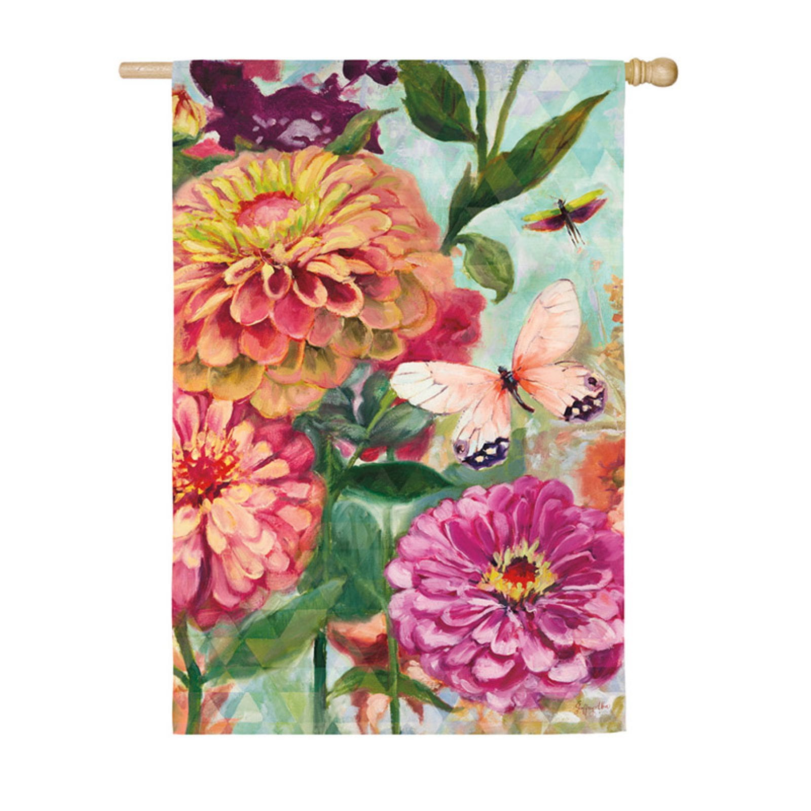 evergreen flag zinnia flag - Walmart.com