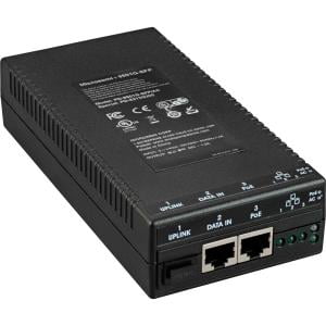 POE MEDIA CONVERTER DATA IN VIA SFP OR COPPER 60W POE OUT - Walmart.com