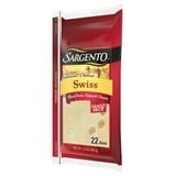 Sargento® Sliced Swiss Natural Cheese, 22 slices - Walmart.com
