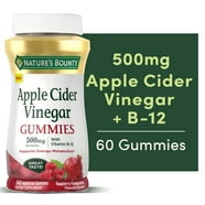 Spring Valley Apple Cider Vinegar Dietary Supplement Vegetarian Gummies ...
