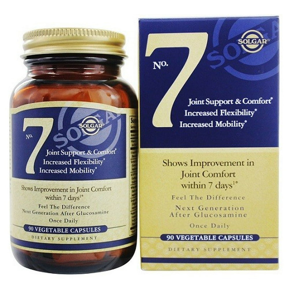 Solgar No 7 Joint Support, 90 Vegetarian Capsules-2 Pack - Walmart.com ...