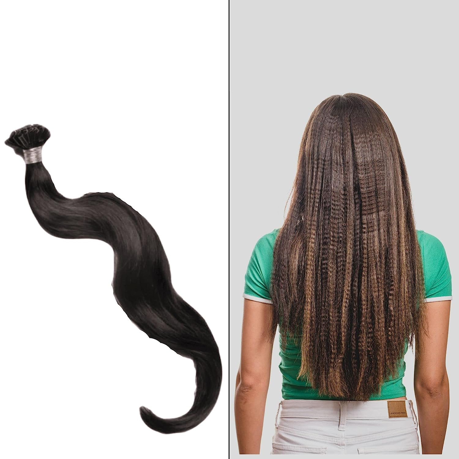 Hair Originals U-Tip 100% Original Permanent Hair Extensions - Walmart.com