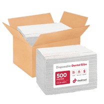 Graham Medical Disposable Adult Bibs, White, 500 Count - Walmart.com