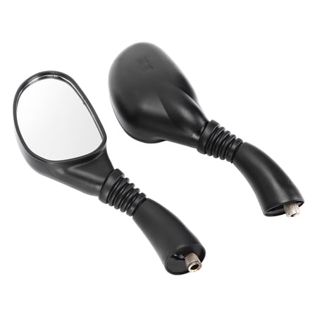 Motorcycle Rear View Mirror, Plane Pair Black Left Right Motorbike Side ...