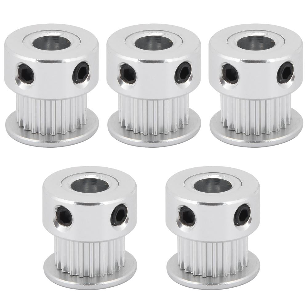5pcs 2GT Synchronous Timing Belt Pulley Gear 20 Teeth 6.35mm Bore for ...