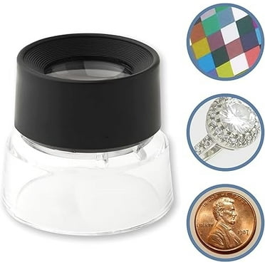 Equate Magnifier Portable 5x Power LED Lighted Aspheric Acrylic Lens ...