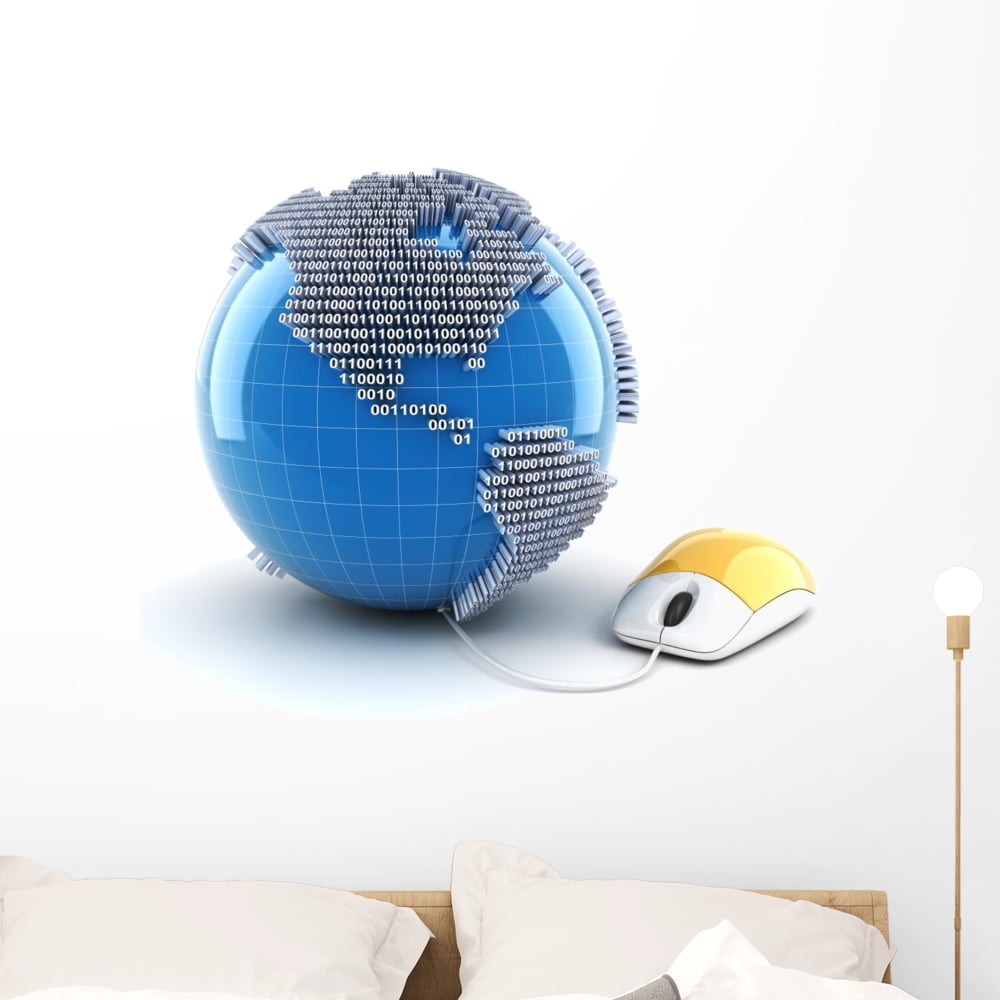 Internet Concept Wall Mural Decal Sticker, Wallmonkeys Peel & Stick ...