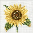 Sunflower Counted Cross Stitch Kit-4"X4" 14 Count - Walmart.com